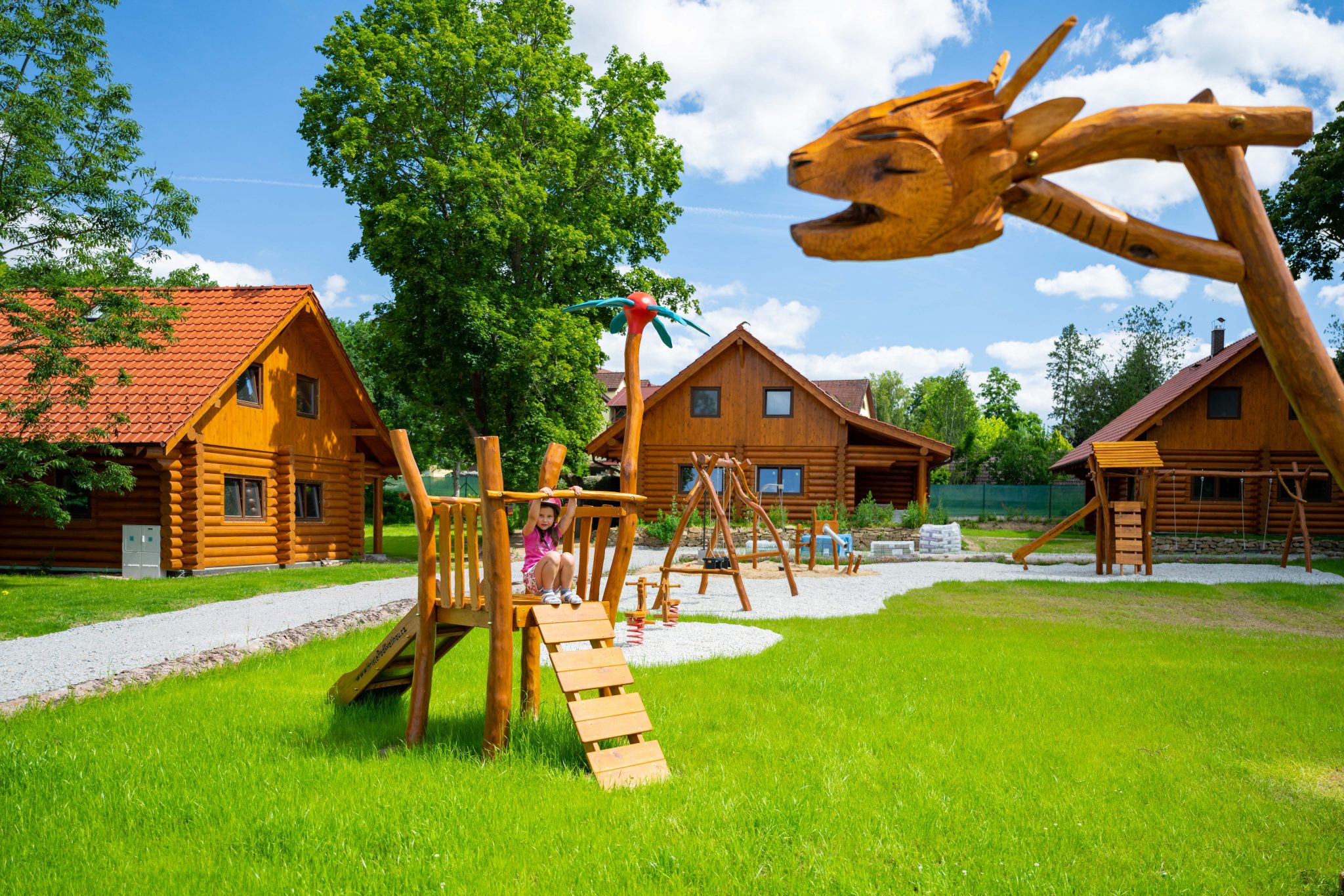 LOG CABIN CAMPING Zvikov Village (EN) - Srubový Kemp Zvíkov Village